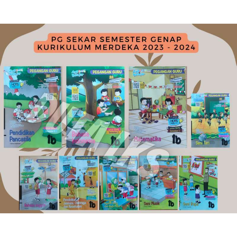 Jual Buku Pegangan Guru (PG) SD MI Kelas 1 Sekar Merdeka Semester Genap 2023 - 2024 - B ...