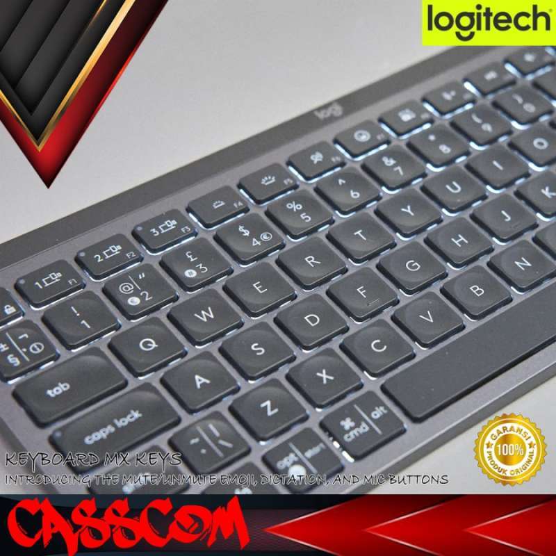 Jual Logitech Mx Keys Mini Keyboard Wireless Bluetooth Backlit Di ...