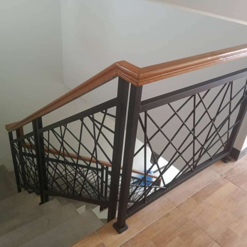 Promo Ralling Tangga Minimalis, Pegangan Tangga Kombinasi Kayu Diskon ...