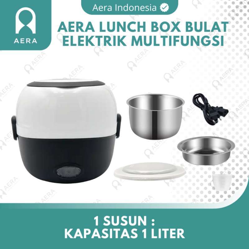 Jual AERA Electric Lunch Box 1 Liter | Kotak Penghangat Makanan ...