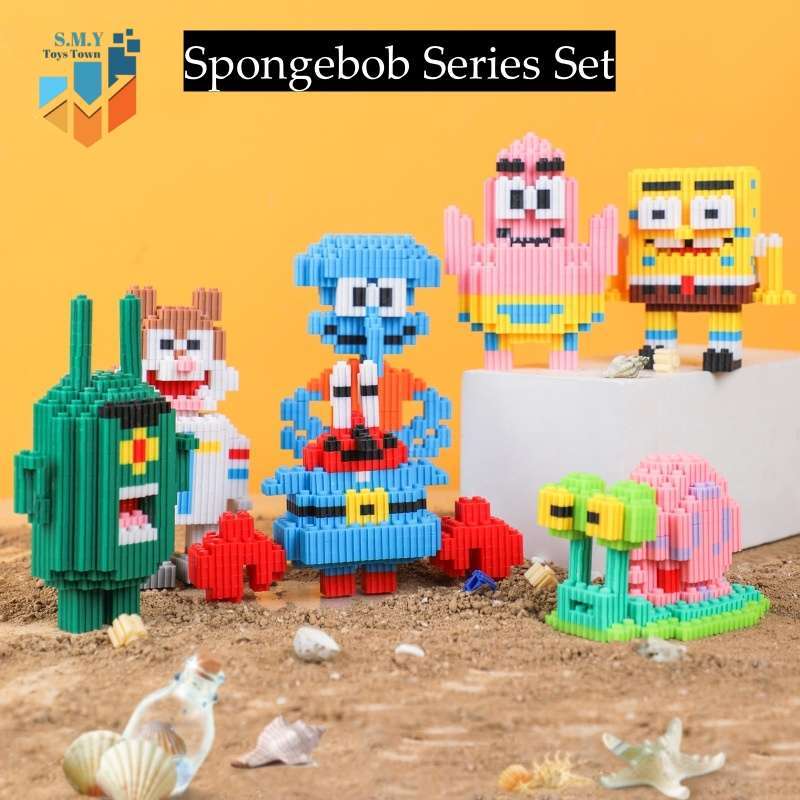 Jual Smy Nano Blocks 1set Karakter Animasi Mini 3d Model, Mainan Blok ...