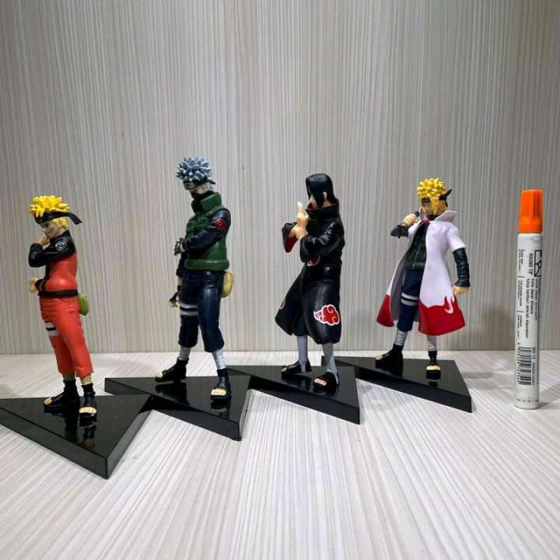 Jual mainan static figure naruto minato kakashi tatakan segitiga tinggi ...