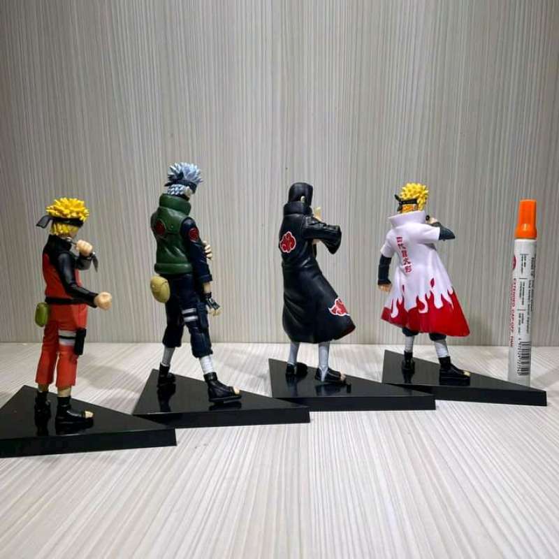 Jual mainan static figure naruto minato kakashi tatakan segitiga tinggi ...
