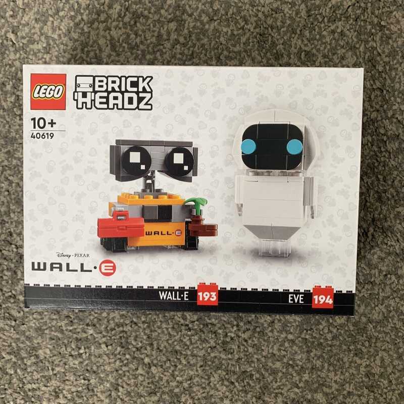 Jual LEGO BrickHeadz - 40619 EVE and WALL-E Set Disney Movie Building ...
