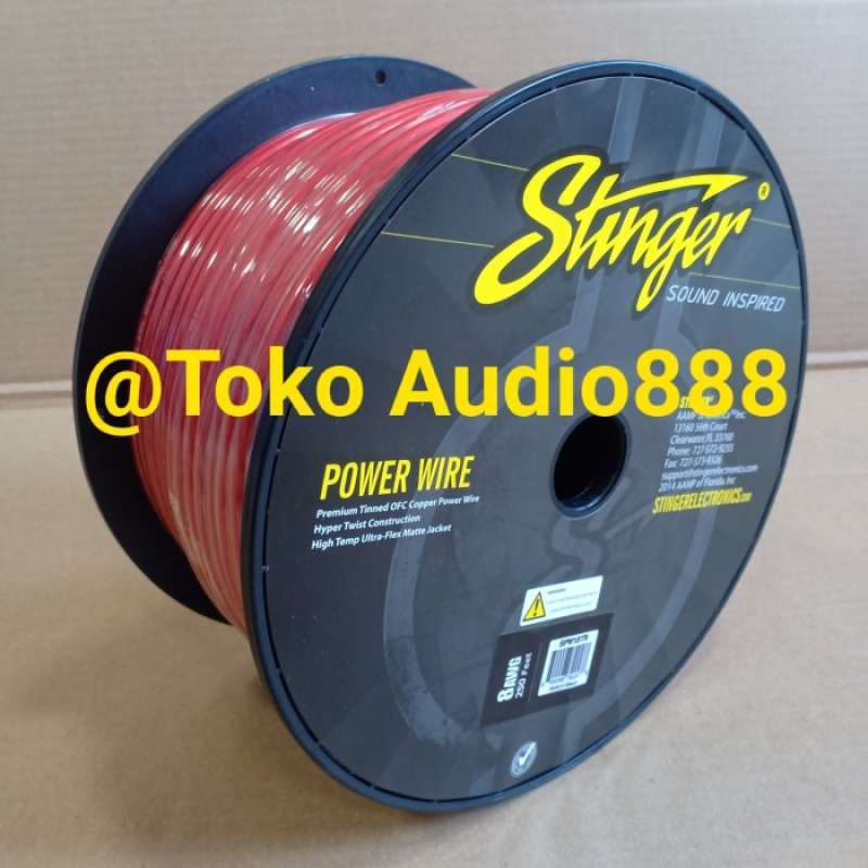 Promo Kabel Power Stinger Pro 8 Awg - Harga Per Meter Diskon 9% Di Seller Diamond Care - Wijaya ...