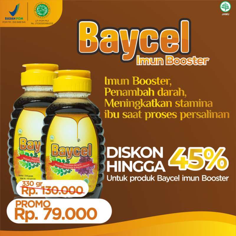 Promo Baycel - Madu Ekstrak Bayam Kelor - Ukuran 330ml Diskon 33% Di ...