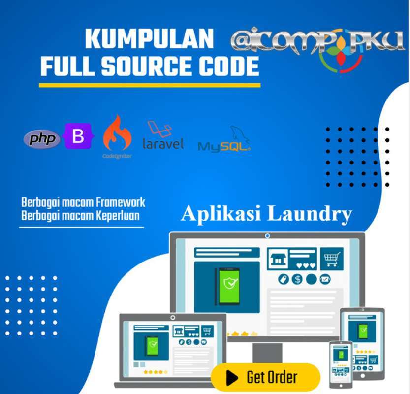 Jual Aplikasi Web Sistem Laundry Londry Full Source Code Murah Meriah Di Seller Aicomp - Padang ...