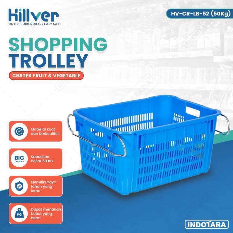 Jual Keranjang Belanja Buah & Sayuran Supermarket Swalayan Hillver - 50 ...