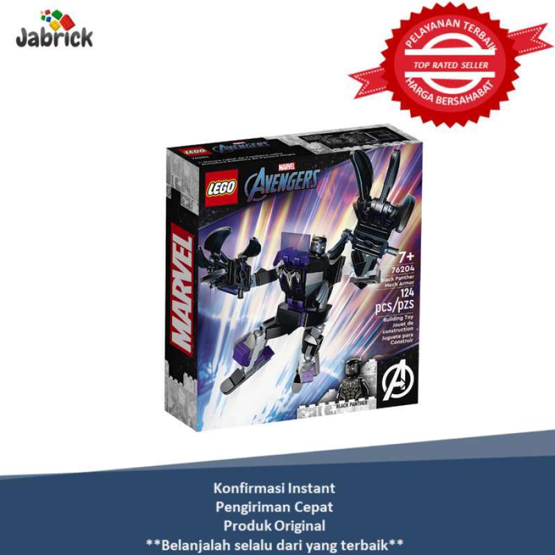 Promo Lego 76204 Black Panther Mech Armor Diskon 50% Di Seller Tocko99 ...
