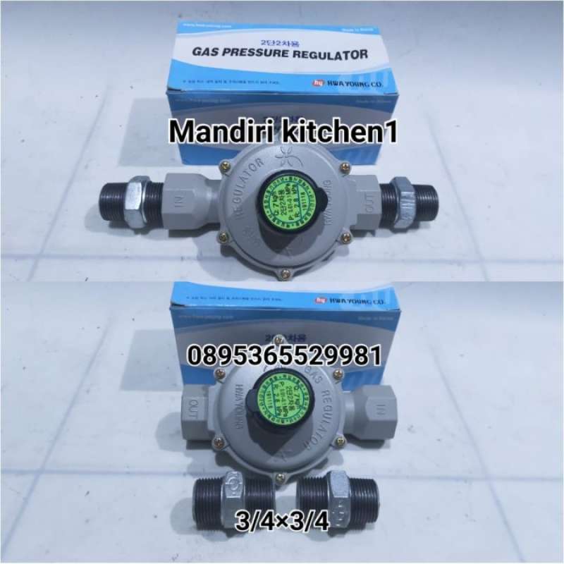 Promo Regulator Inslatasi Gas Merk Hwa Young 7kg Free Double Nepel ...