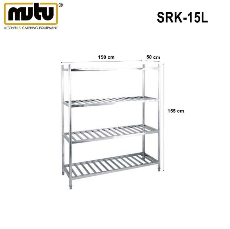 Promo Rak Susun / Rak Barang / Rak Dapur Stainless Srk-l Diskon 23% Di ...