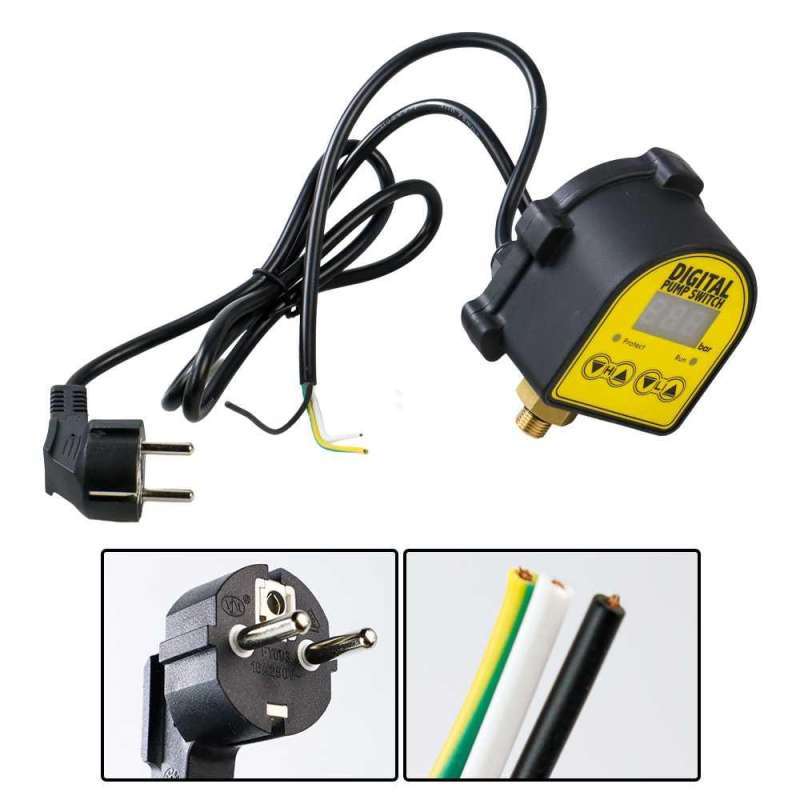 Promo Aqualin Pengatur Pompa Air Digital Automatic Pump Switch Pressure ...
