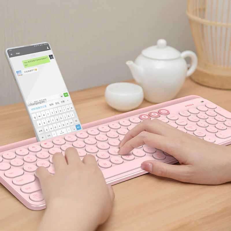 Jual Wireless Bluetooth Dual Mode Keyboard 104 Keys 2.4ghz Mwbk01 ...
