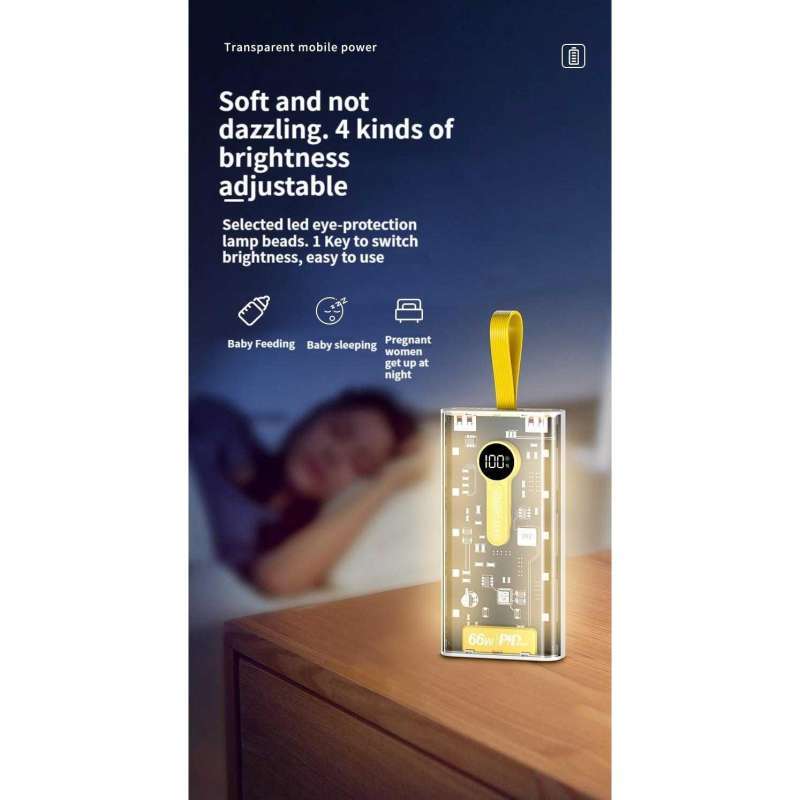 Jual Shark Power Bank Fast Charging Pd 66w 20000mah Kp105 Powerbank ...