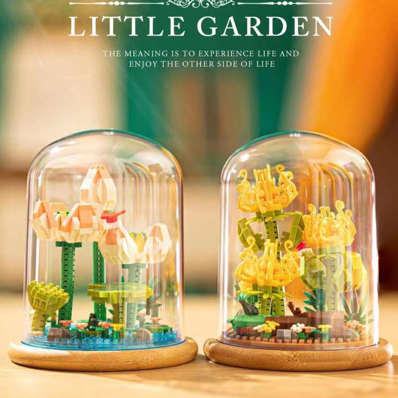 Jual Mainan Balok Susun Bunga Lotus Flower Dome Lego 659 Bricks Di ...