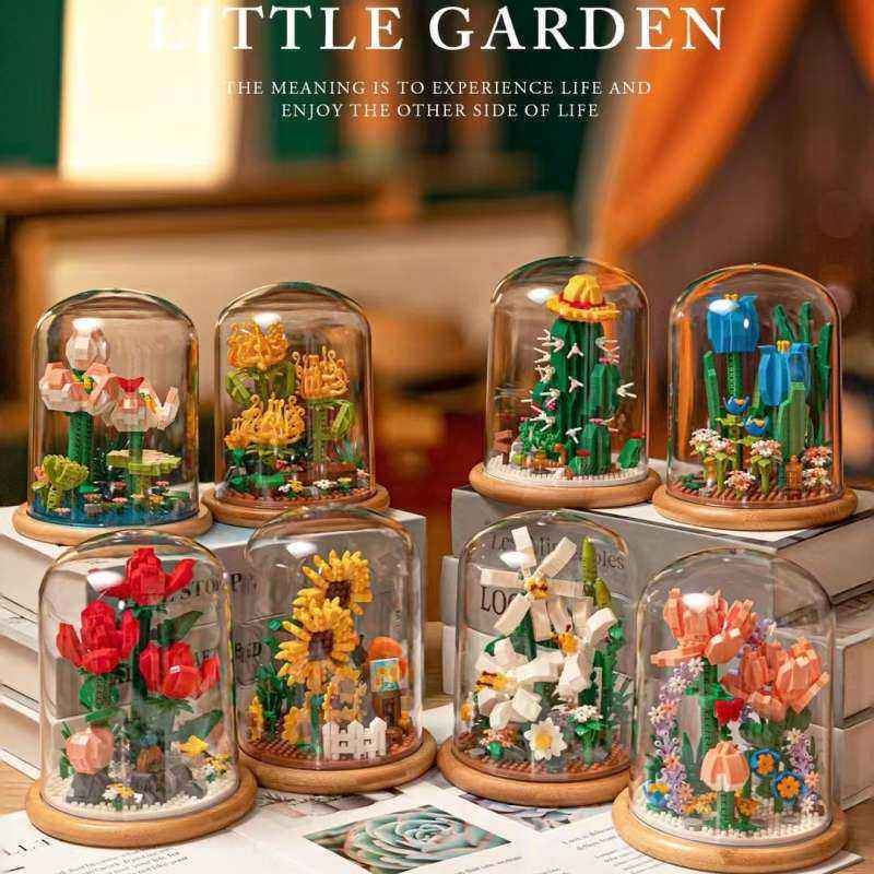Jual Mainan Balok Susun Bunga Lotus Flower Dome Lego 659 Bricks Di ...
