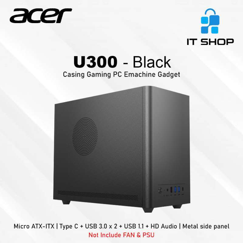 Jual Acer Casing Pc Gaming U300 - Black Di Seller It Shop Official Store - Mojo, Kota Surabaya ...