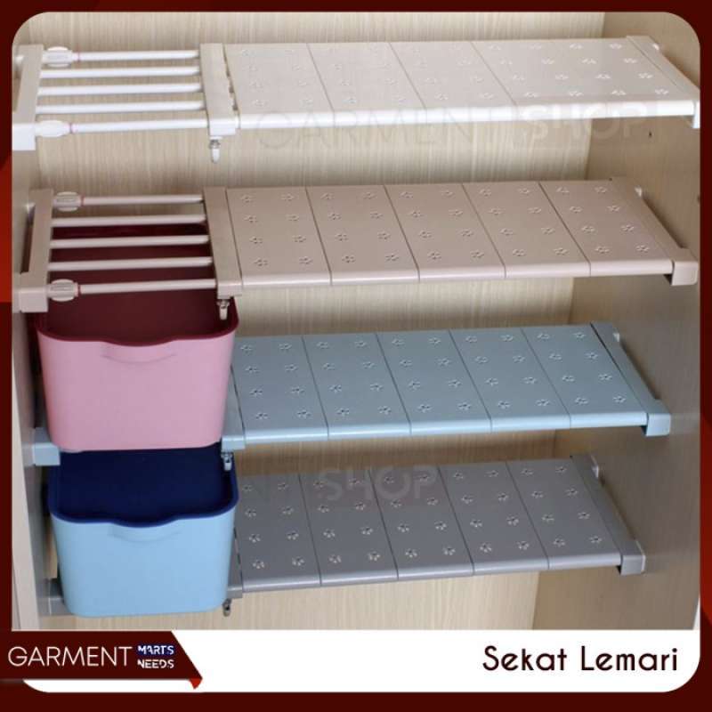 Promo Selm - Sekat Pembatas Rak Tambahan Lemari Fleksibel Wardrobe ...