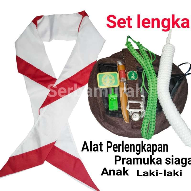 Promo Set Lengkap Perlengkapan Pramuka Siaga Anak Laki-laki Diskon 23% ...