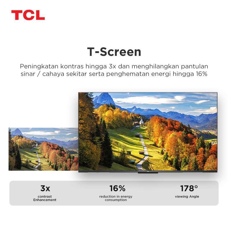 Promo Tcl 75 Inch Smart 4k Uhd Google Tv - T-screen - Dolby Audio ...