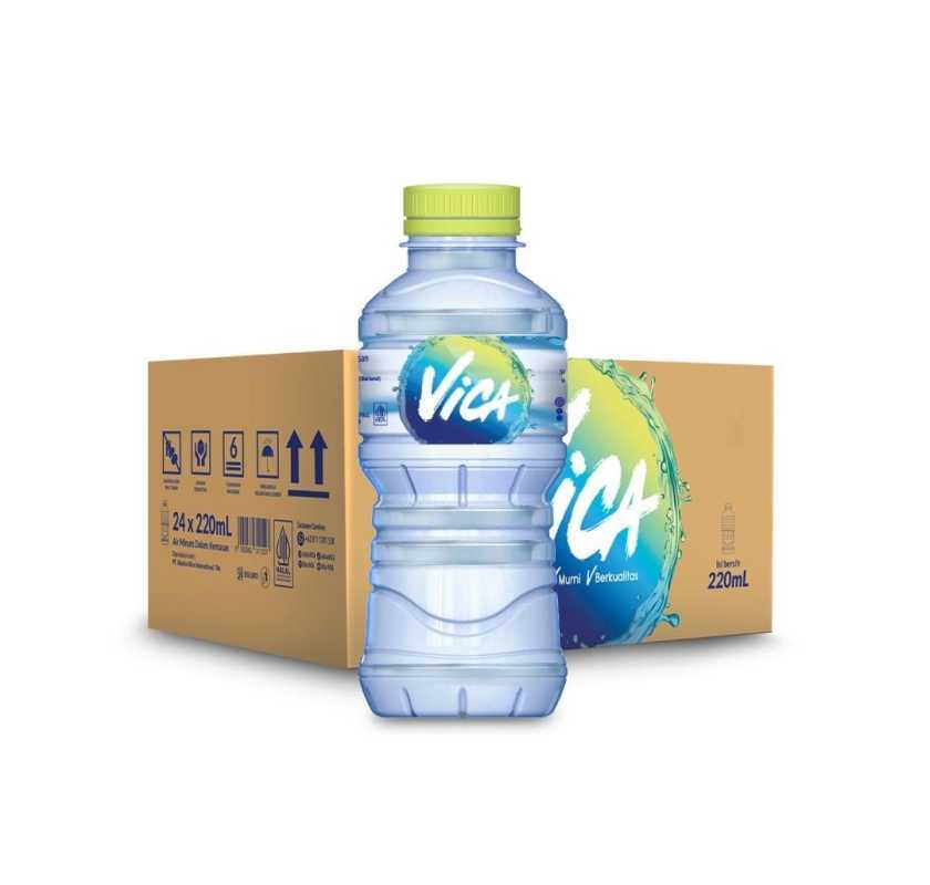 Jual Vica 220 Ml - Air Mineral 1 Dus Isi 24 Botol Di Seller Sammic ...