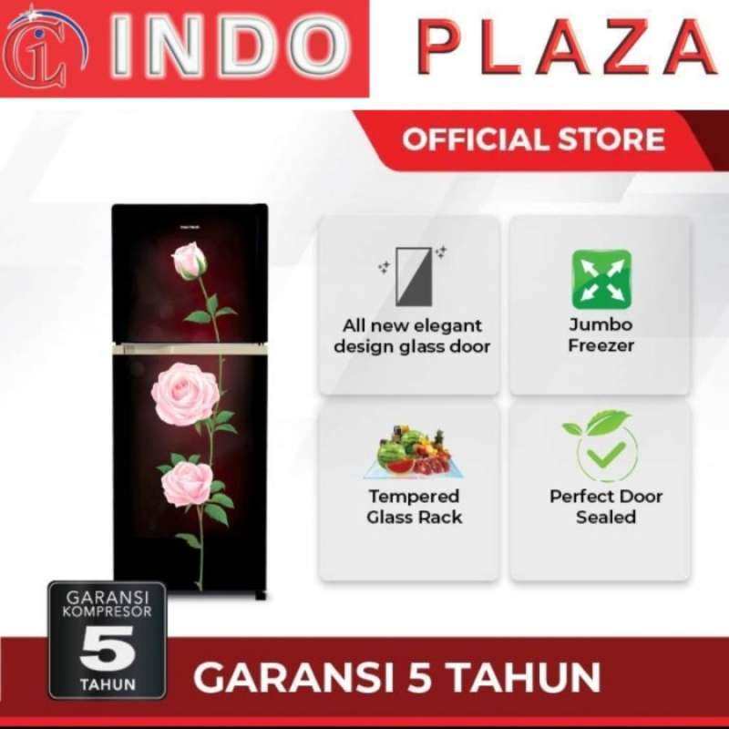 Jual Kulkas Polytron 2 Pintu New 2022 Prm-21 / 23 / 28 Ol / Orx Bunga ...