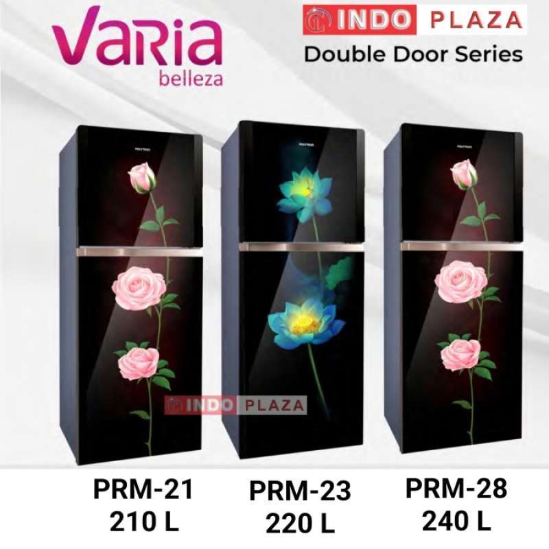 Jual Kulkas Polytron 2 Pintu New 2022 Prm-21 / 23 / 28 Ol / Orx Bunga ...