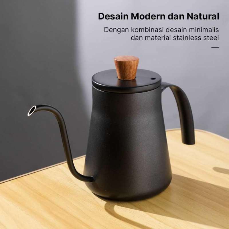 Jual Cinsoya Teko Kopi Leher Angsa Gooseneck Pour Over Drip Kettle ...