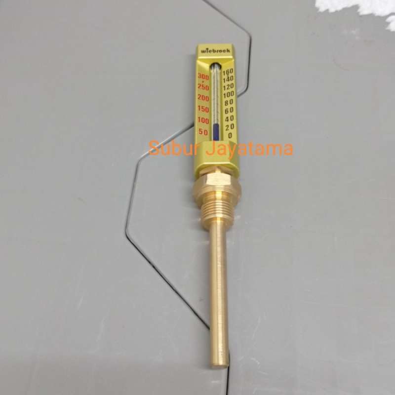 Promo Thermometer Temperature Stick Kuningan Bronze Drat 1/2 Inchi 160 ...