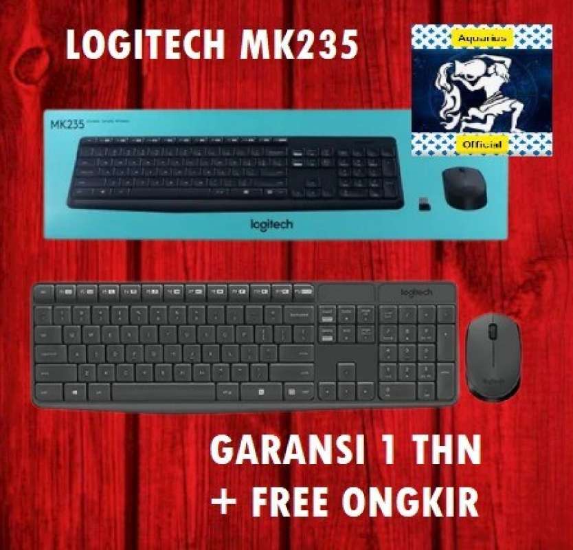 Jual Logitech Mk235 Keyboard Mouse Combo Wireless Di Seller Farwa Store - Tugu Selatan, Kota ...