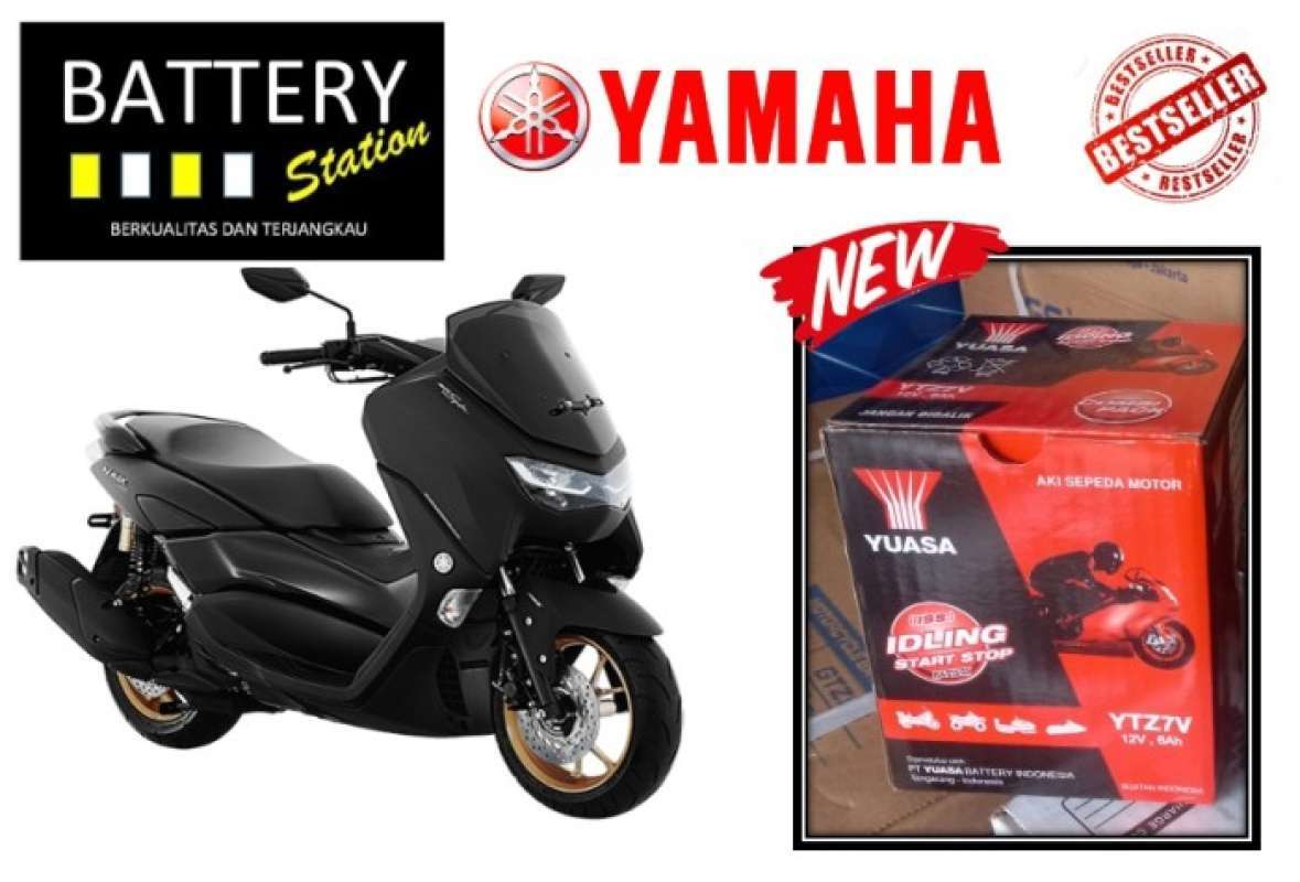 Promo Aki Nmax Yuasa Original Aki Kering Mf Yamaha Nmax Ytz7v Diskon 33 ...