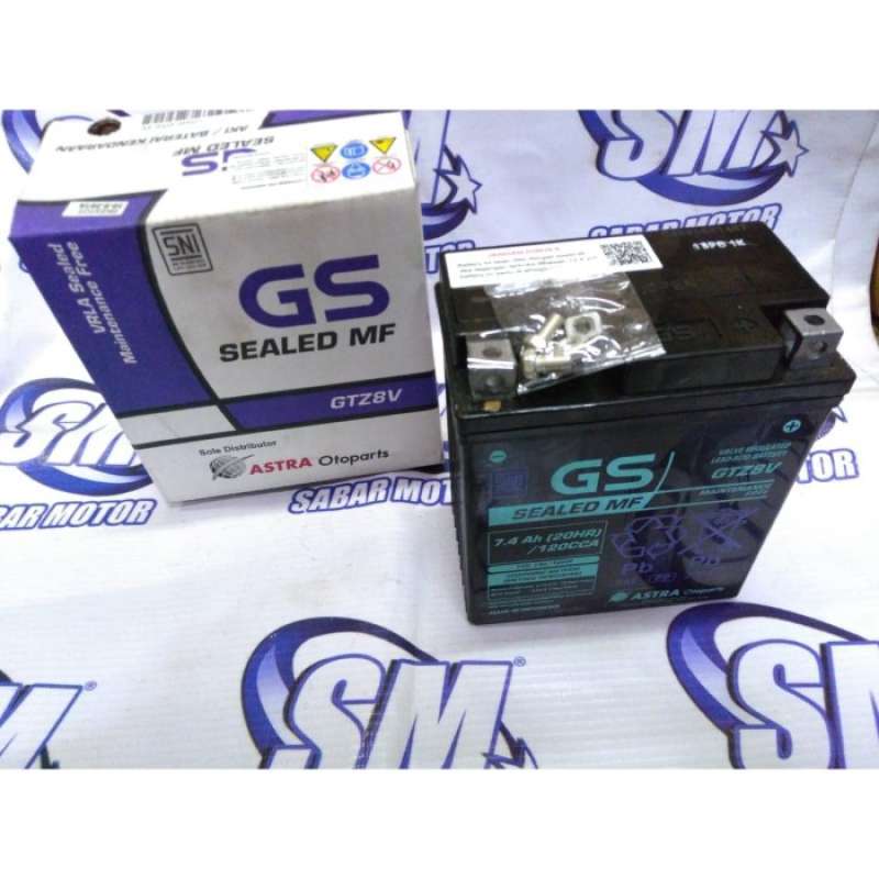 Promo Accu Gs Gtz8v Aki R25 Accu R25 Accu Mt25 Aki Mt25 Gs Astra Original Diskon 33% Di Seller ...