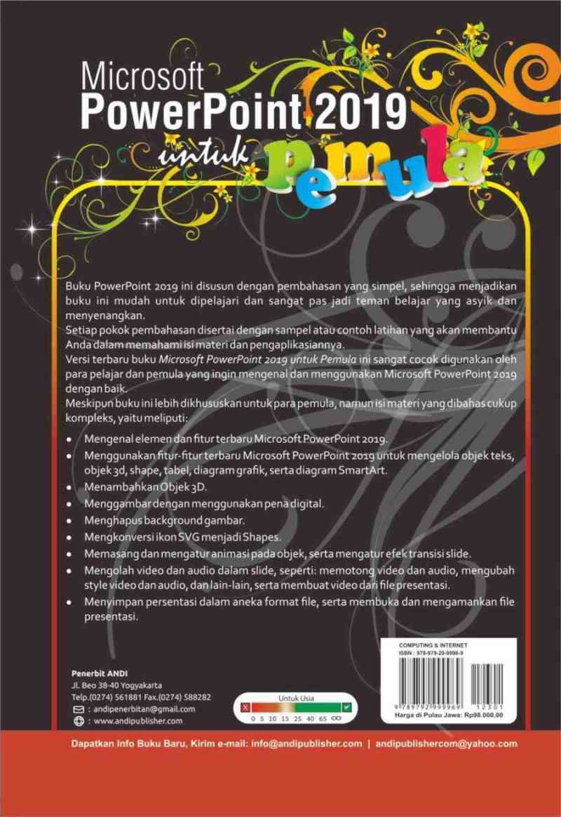 Jual Buku Microsoft Powerpoint 2019 Untuk Pemula Di Seller Buku Id ...