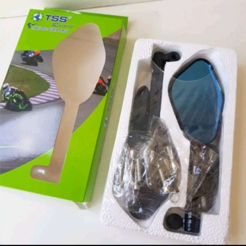 Promo Spion Tomok Elisse Model Rizoma Full Cnc Kaca Biru Motor ...