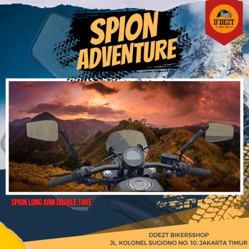 Promo Spion Motor Adventure Long Arm Doubletake Touring Versys Ktm ...