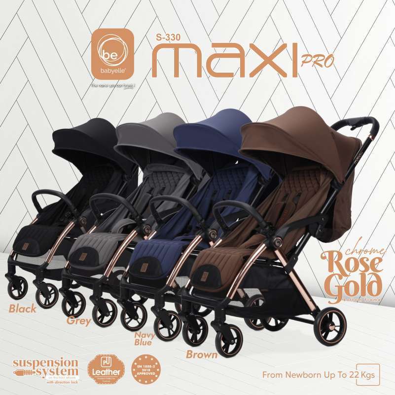 Jual Babyelle Stroller Babyelle Maxi Pro S 330 Kereta Dorong Bayi Cabin ...
