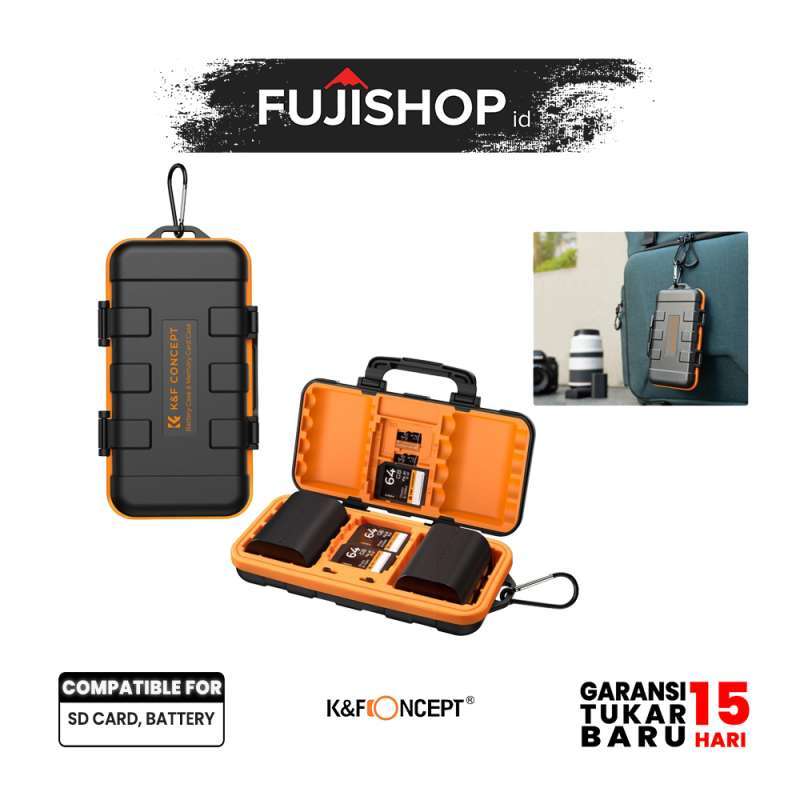 Promo K&f Concept Memory Card & Camera Battery Case Water Resistant ...