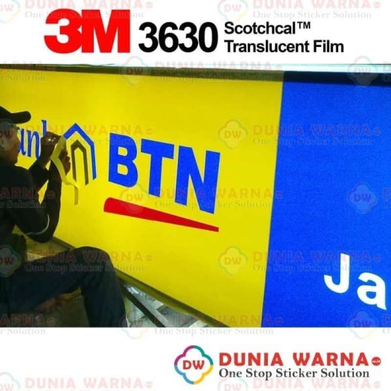 Promo 3m Scotchcal Translucent Graphic Film Series 3630 Meteran ...