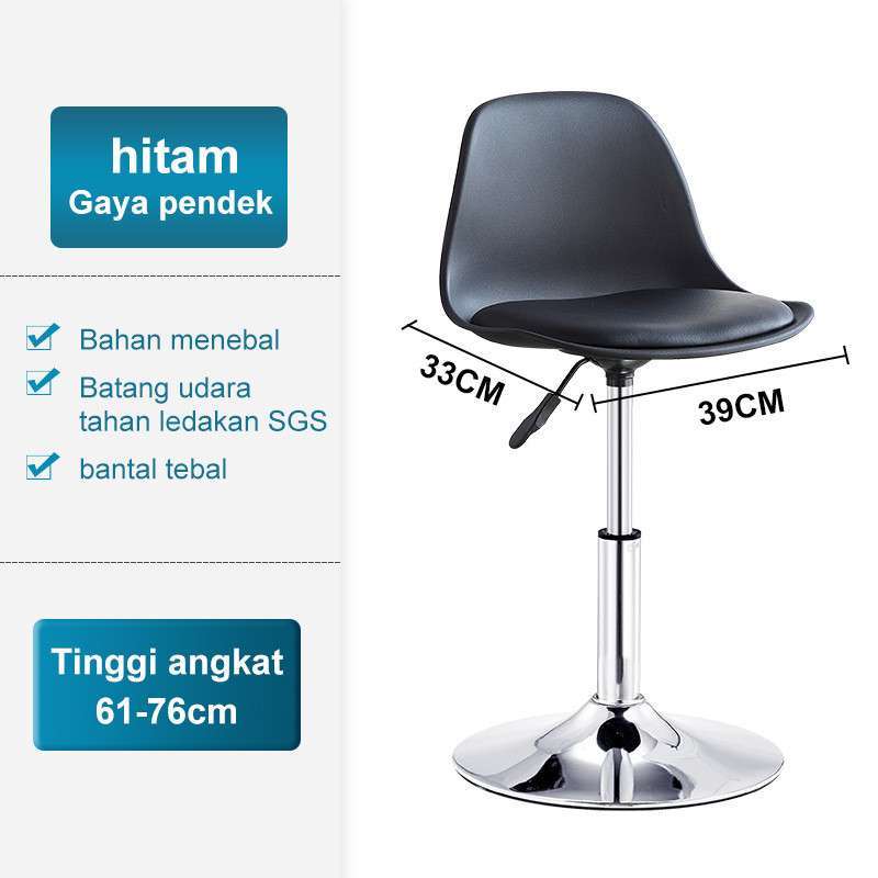 Promo Rm Kursi Bar Kursi Putar Kursi Lab Kursi Live Diskon 48% Di ...