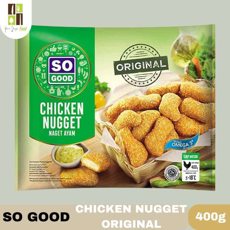 Jual So Good Chicken Nugget / Naget Ayam Original Kemasan 400g Di Seller Yan Jaya Food ...