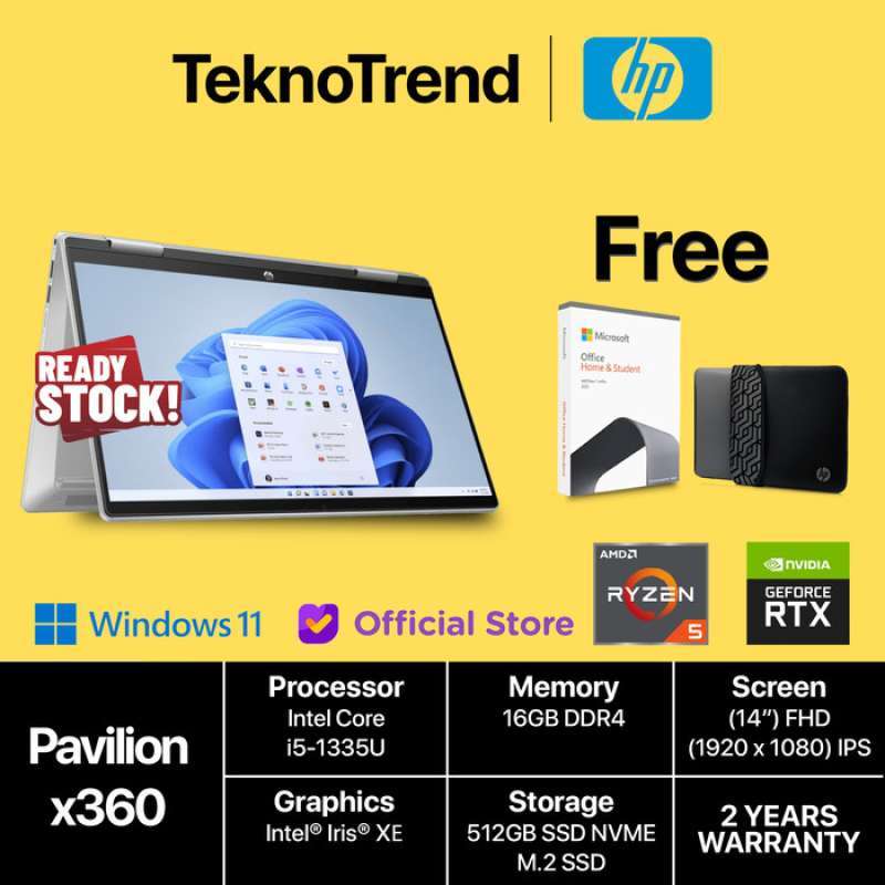 Jual Hp Pavilion X Ek Tu I U Ram Gb Gb Ssd Touch W Di Seller Farwa Store