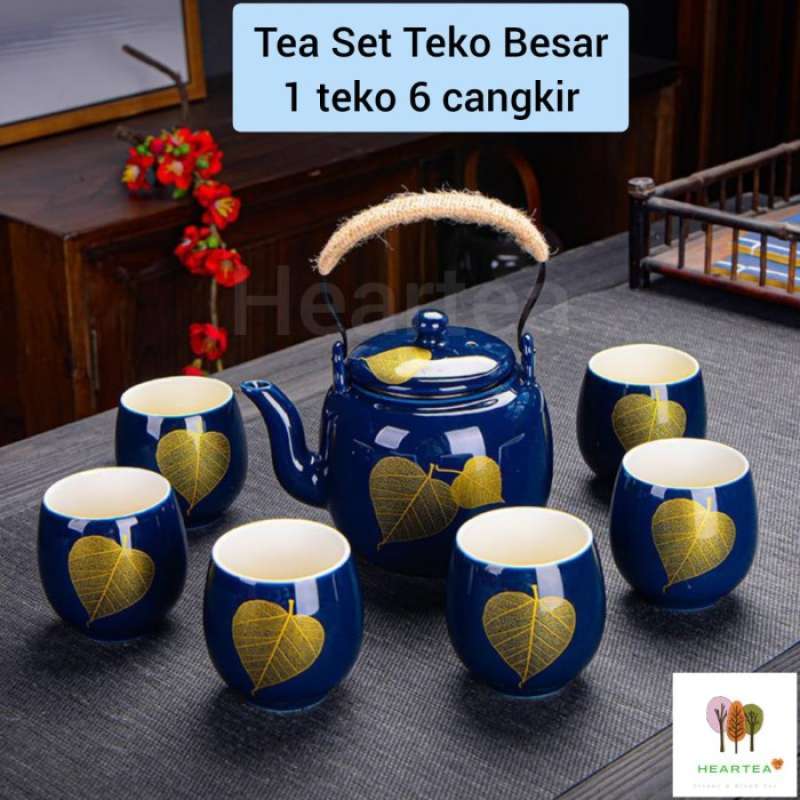 Promo Chinese Tea Pot Set Premium Quality (china Tea Set 1 Teko 6 Glass) Terbaik Diskon 11% Di ...