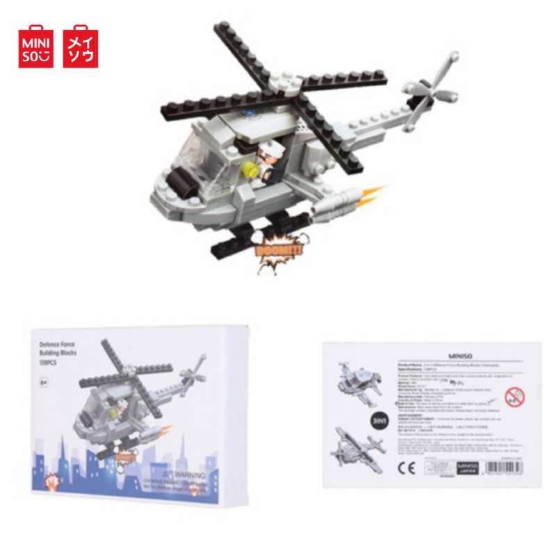 Jual Miniso Toys & Game Defence Force Building Block - Mainan Anak 3 In ...