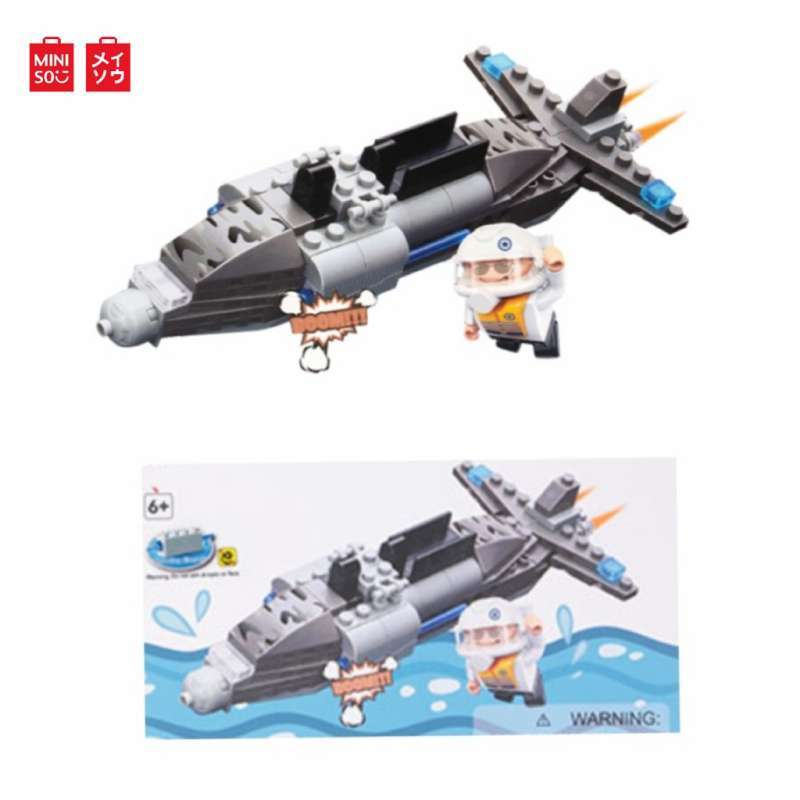 Jual Miniso Toys & Game Defence Force Building Block - Mainan Anak 3 In ...