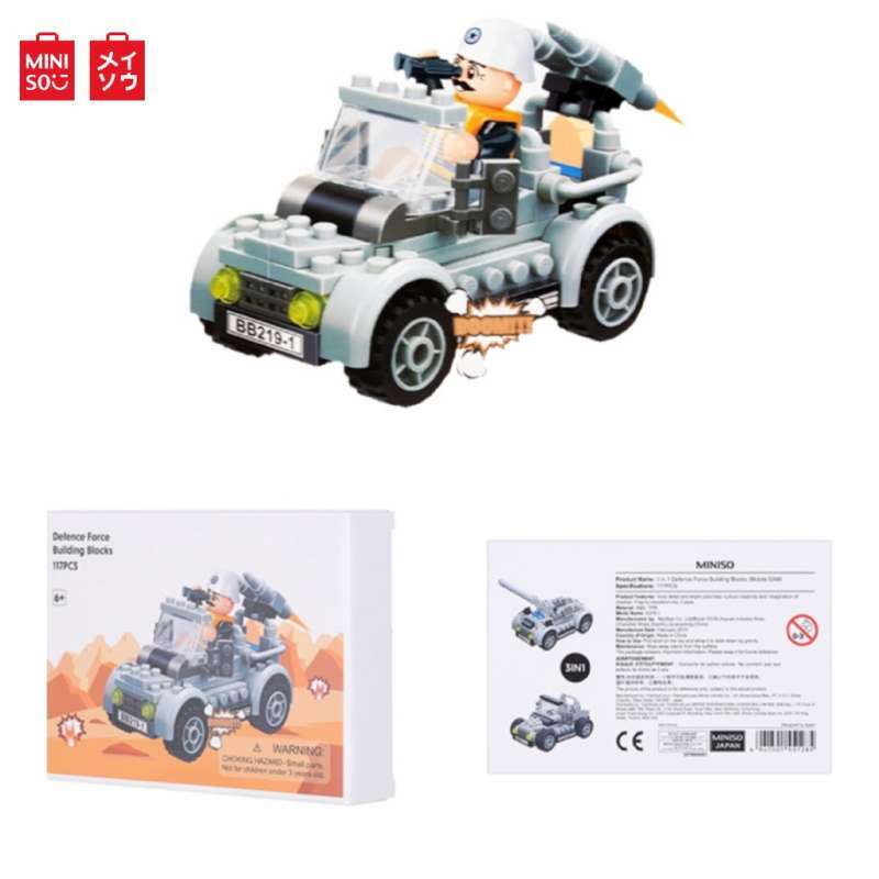 Jual Miniso Toys & Game Defence Force Building Block - Mainan Anak 3 In ...