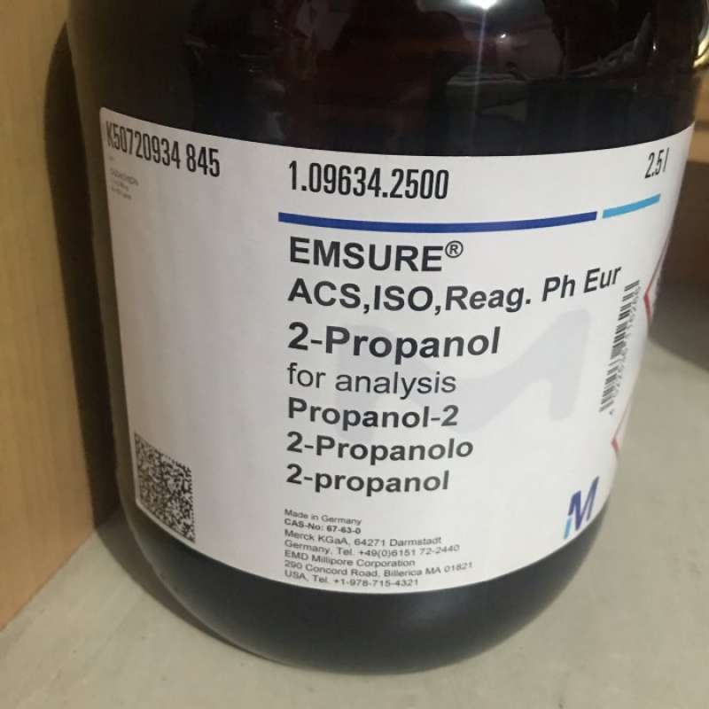 Promo Merck 2-propanol / Isopropyl-alcohol 1.09634 / 2.5l Diskon 23% Di ...