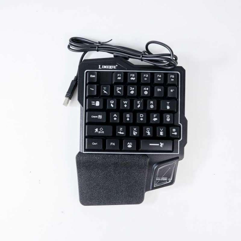 Jual Limeide Single Hand Gaming Keyboard Rgb 35 Keys Wired Gk103 ...
