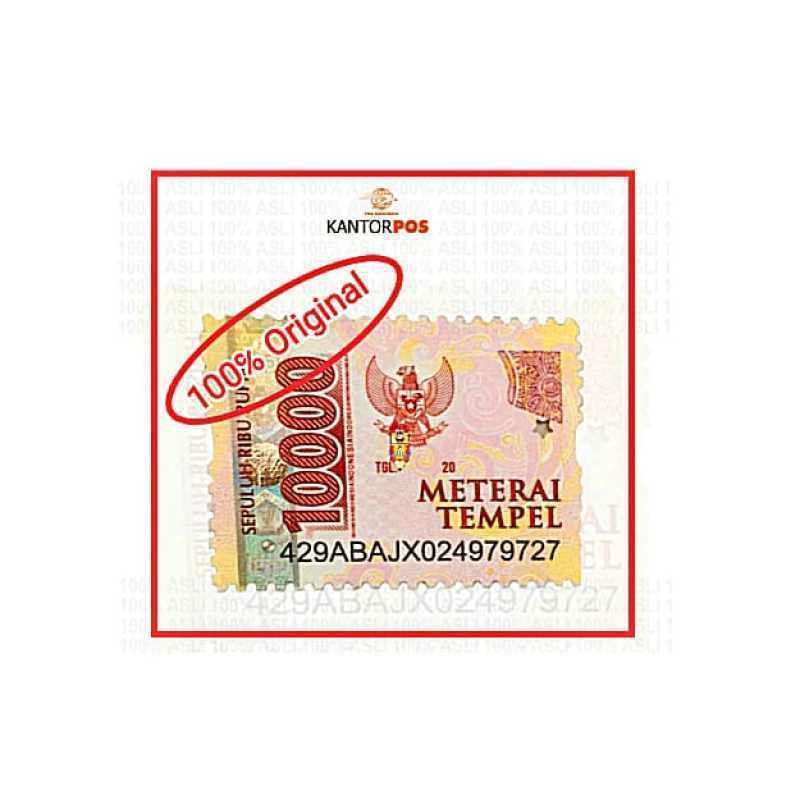 Materai 10000 Original 🔥 - Harga Terbaru Mei 2026