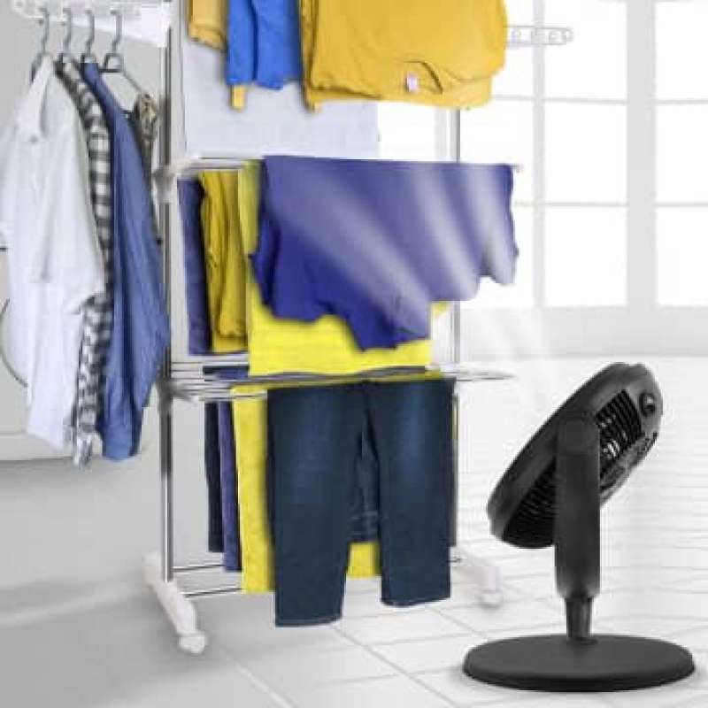 Promo Kris Kipas Angin Lantai 2 In 1 15750 - Hitam Fan 12 Inch Krisbow ...