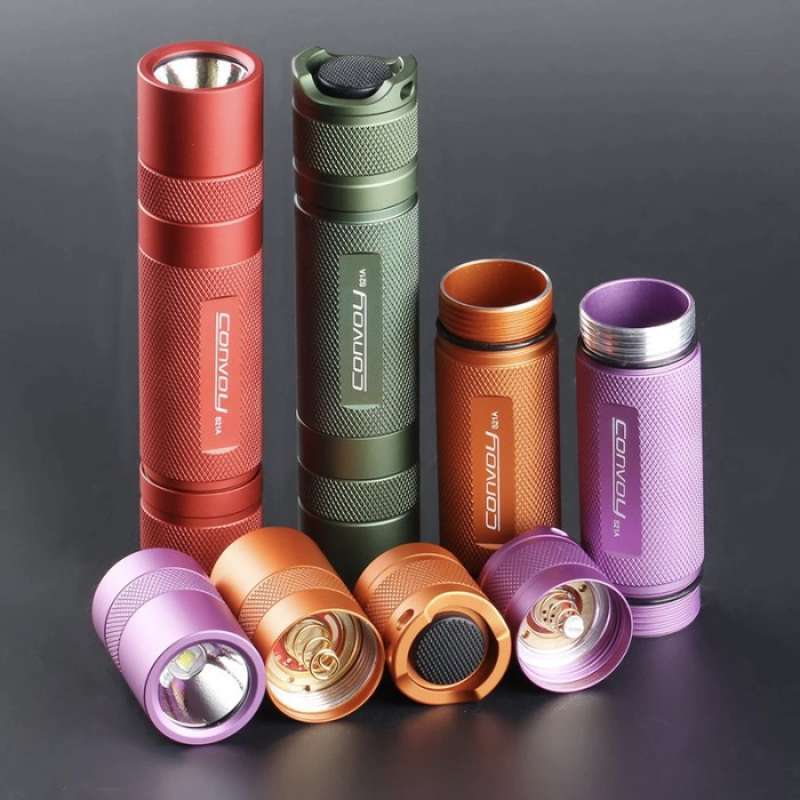 Promo Senter Convoy S21a Dengan Varian Led Flashlight - Ungu, Sst20 ...